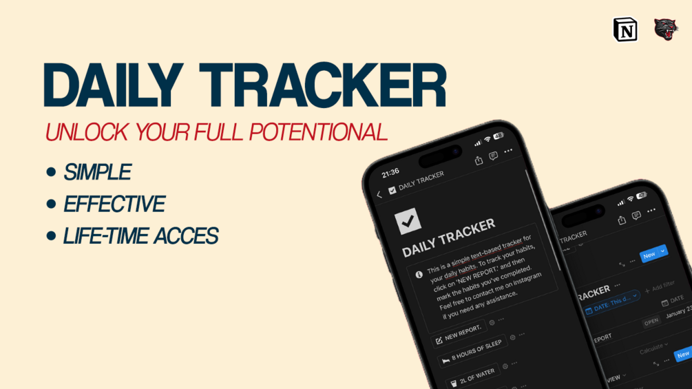 DAILY TRACKER TEMPLATE