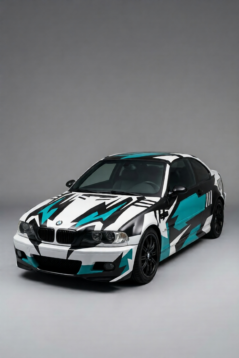 Mach Speed Wrap Design Pack 29 - Turquoise Livery (4K Textures)