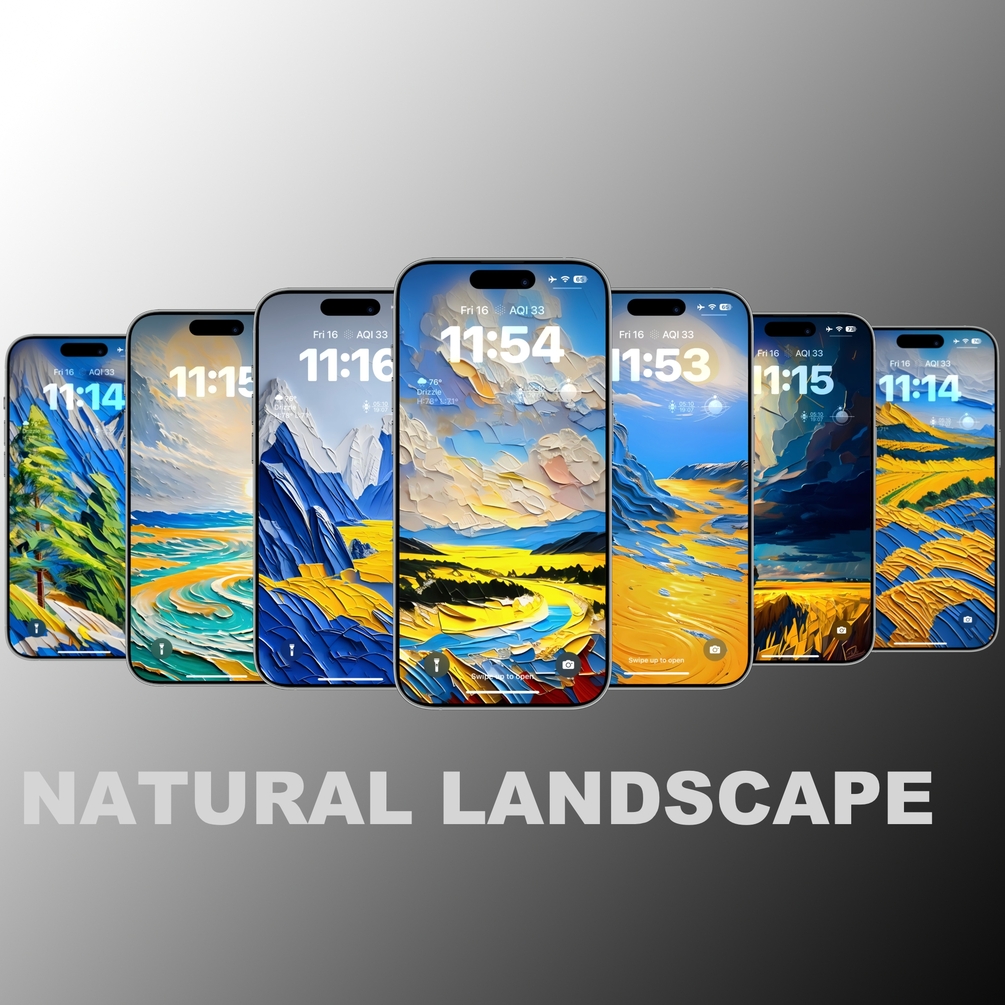 Apple IOS HD 4K natural landscape abstract phone wallpaper