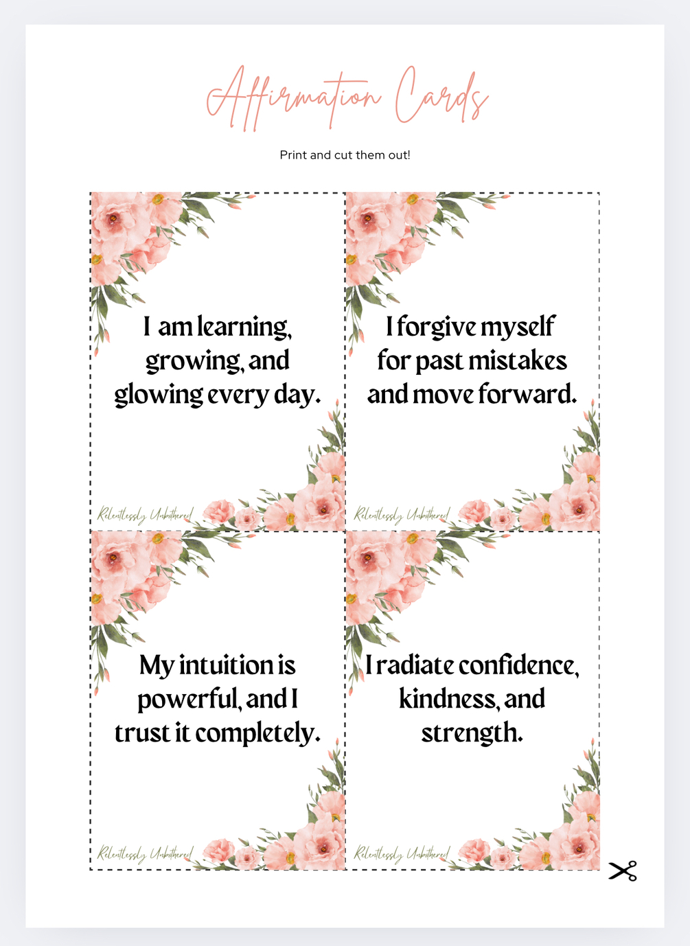 Affirmation Cards