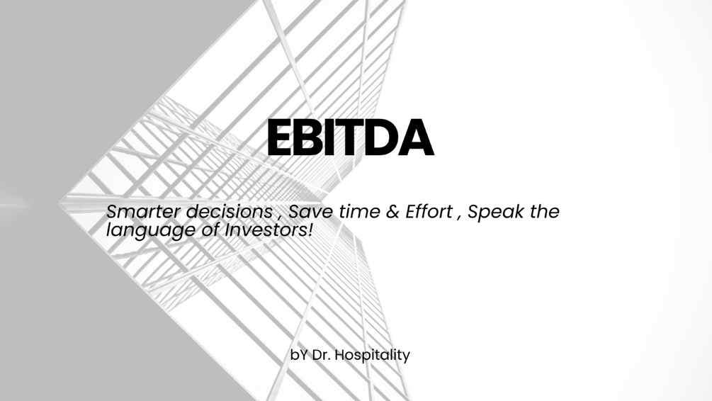 EBITDA , try it for your Business ! Very useful tool to measure your ...