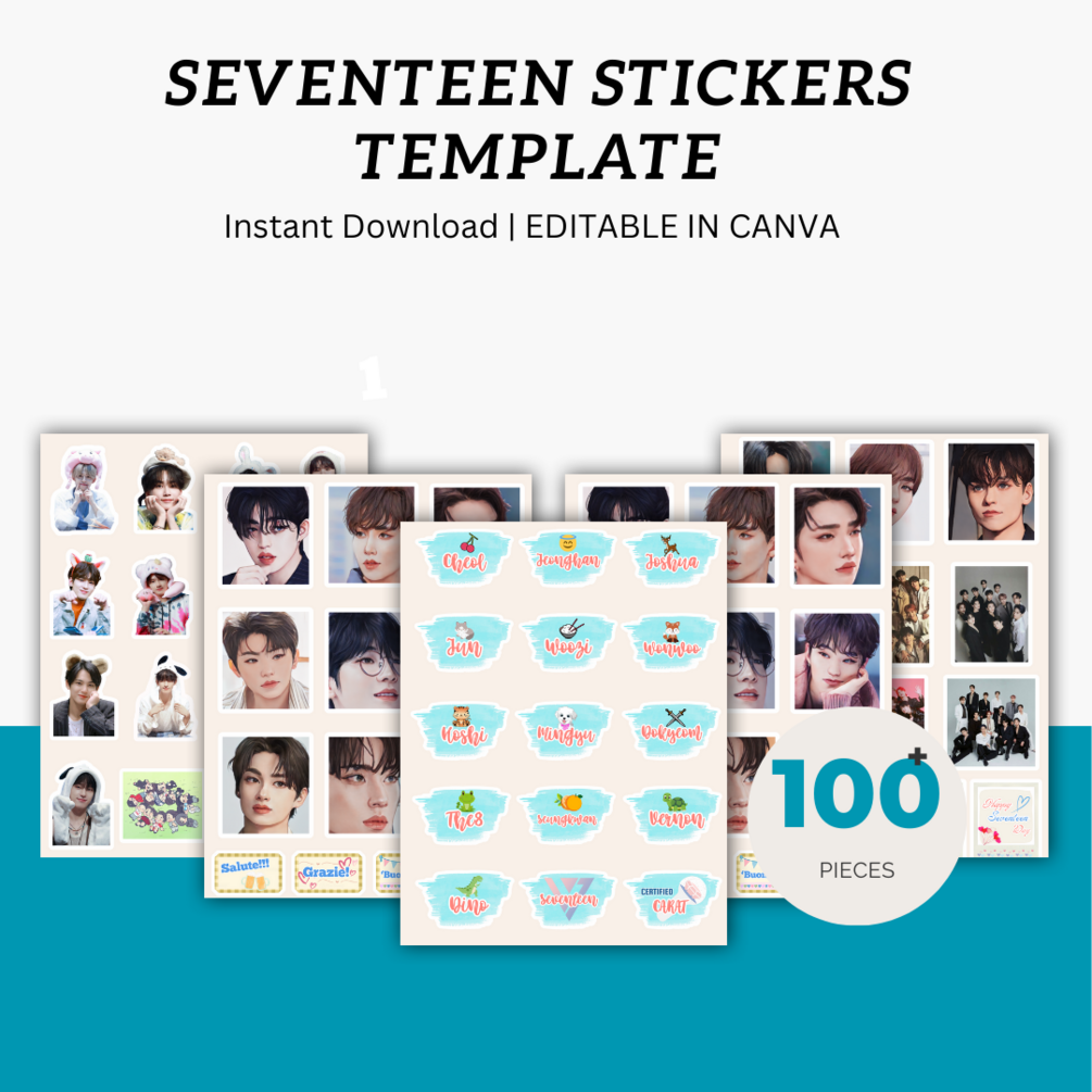Seventeen Sticker Sheet Set with MRR