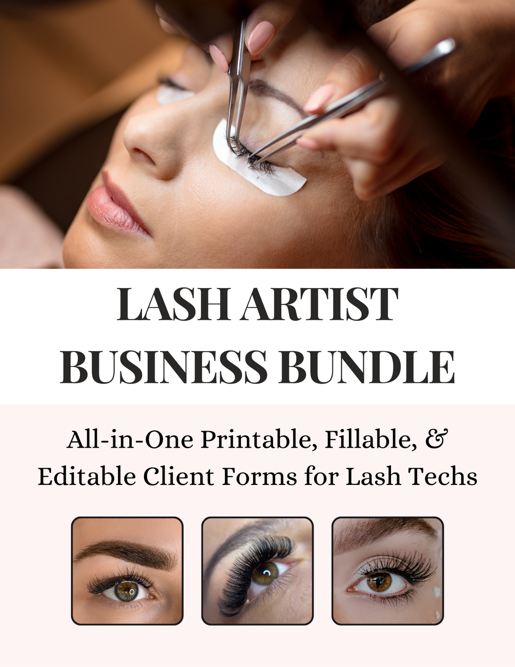 Lash Tech Client Form Bundle