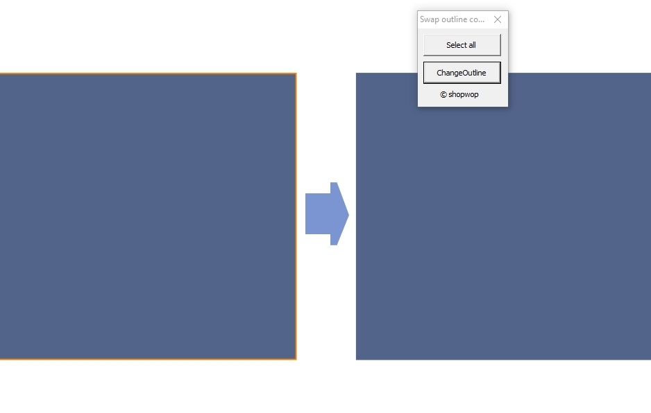 Swap outline color from fill CorelDraw script macros