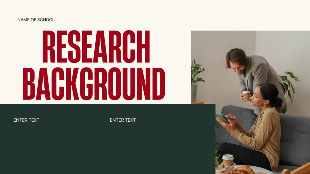 Editable Canva Thesis Defense Presentation Template