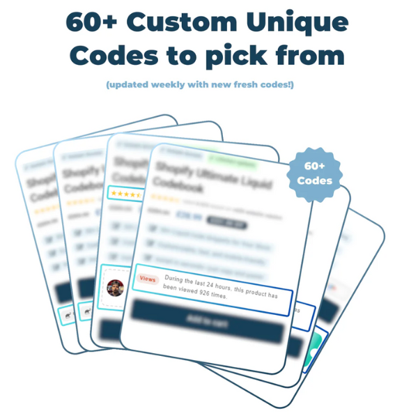 Shopify Unlimited Liquid Codebook