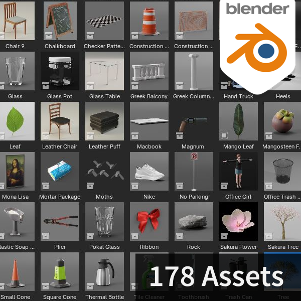 Essential Assets: Mesh + Materials Collection