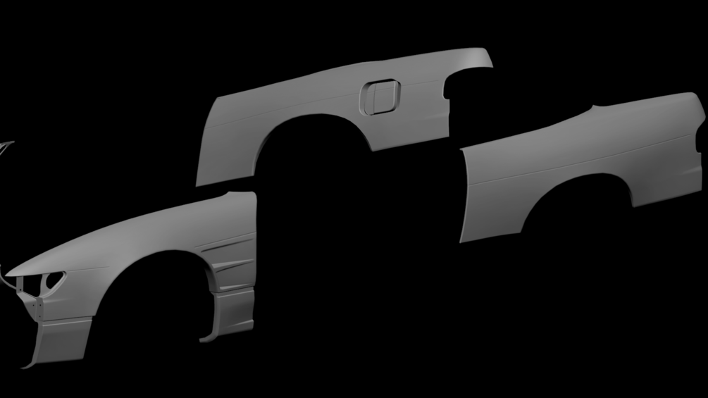 (GT7) Silvia PS13 D-Max D-1 Spec Fenders