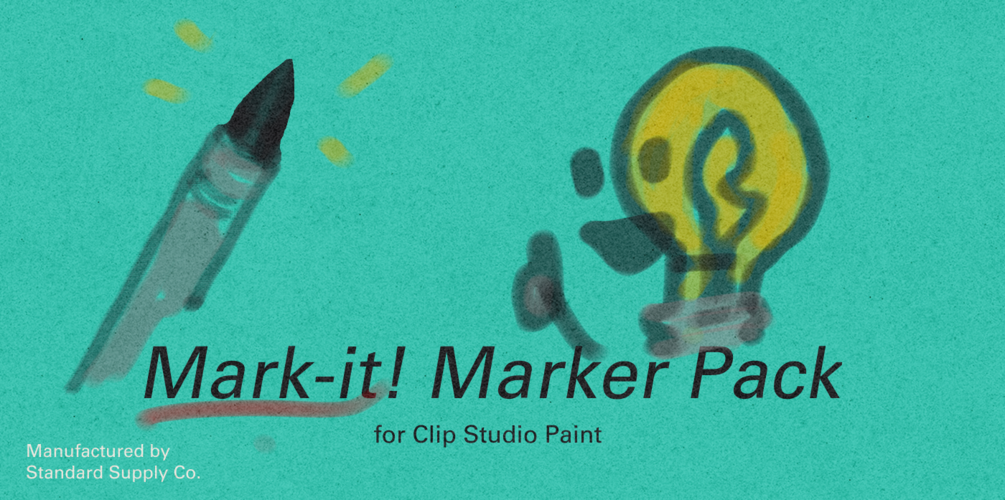Mark-it! Marker Pack (for Clip Studio Paint)