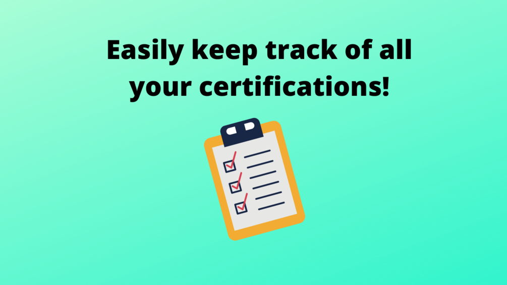 Certifications Tracker