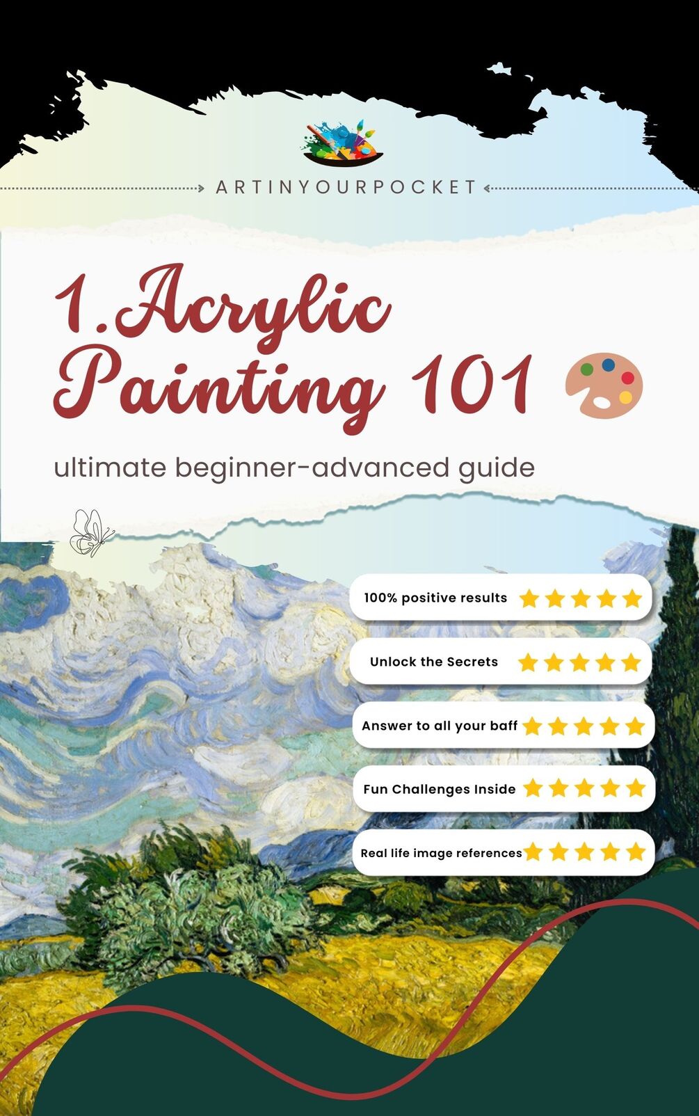 Acrylic Painting 101 - ultimate beginner-advanced guide