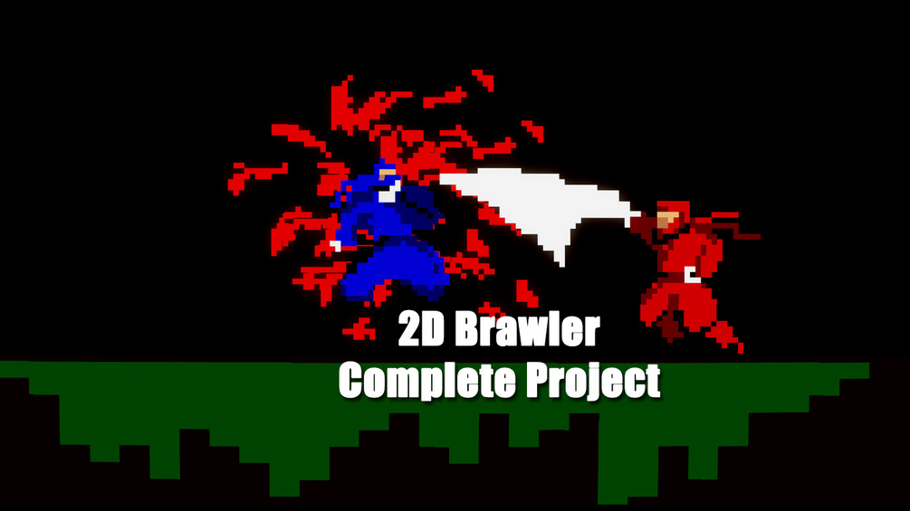 2D Brawler Compete Project Template For Unity