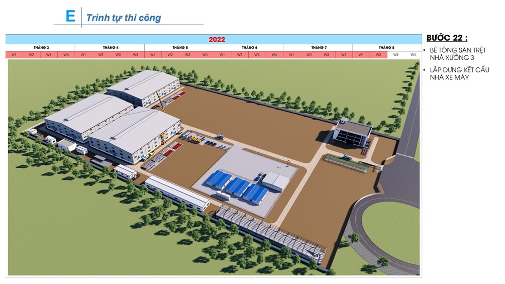 AutoCAD drawing of the detailed construction method for a workshop