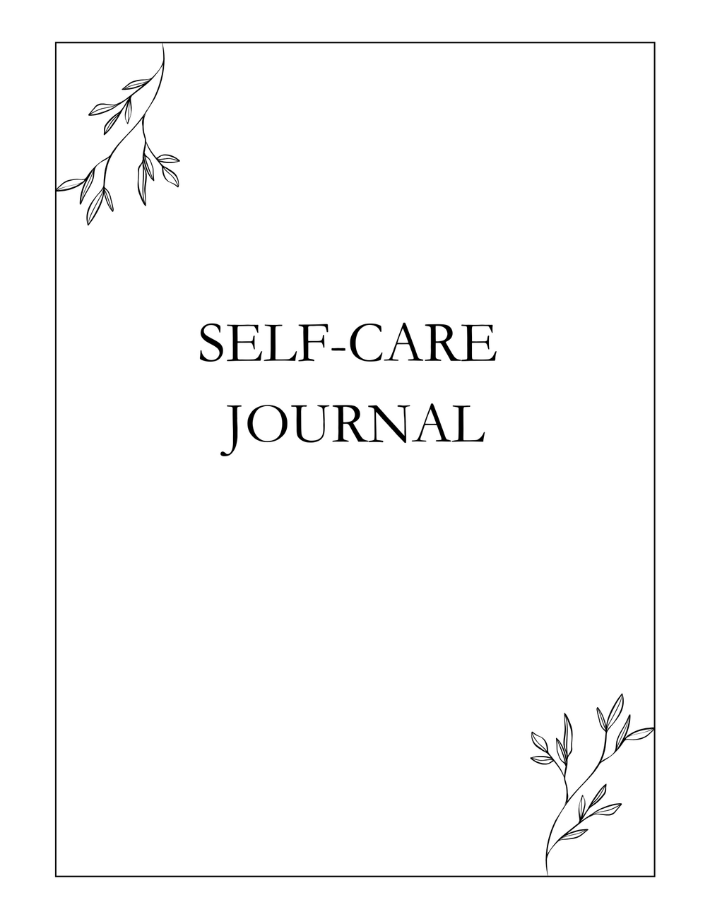 Self-Care Journal Pack (Printable PDF)