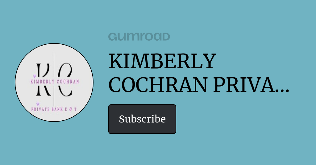 KIMBERLY COCHRAN PRIVATE BANK E & T