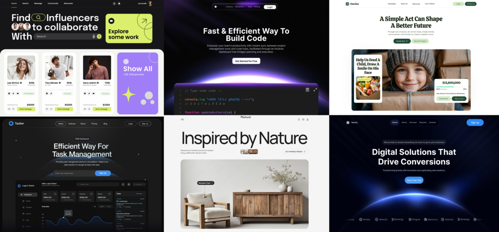 Figma hero sections pack 1.0