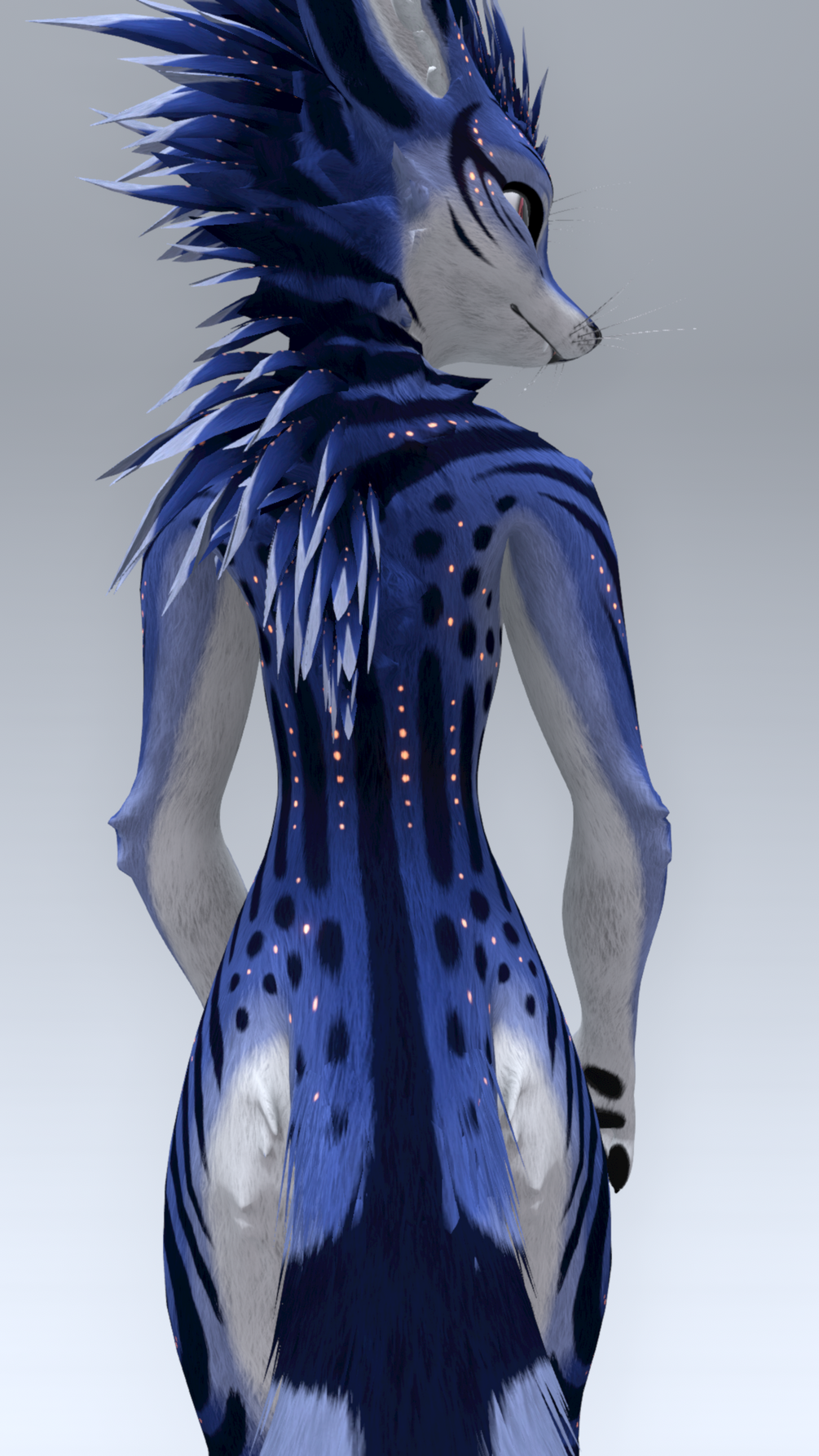 Blue Feline - Female And Male Rexouium Texture Set