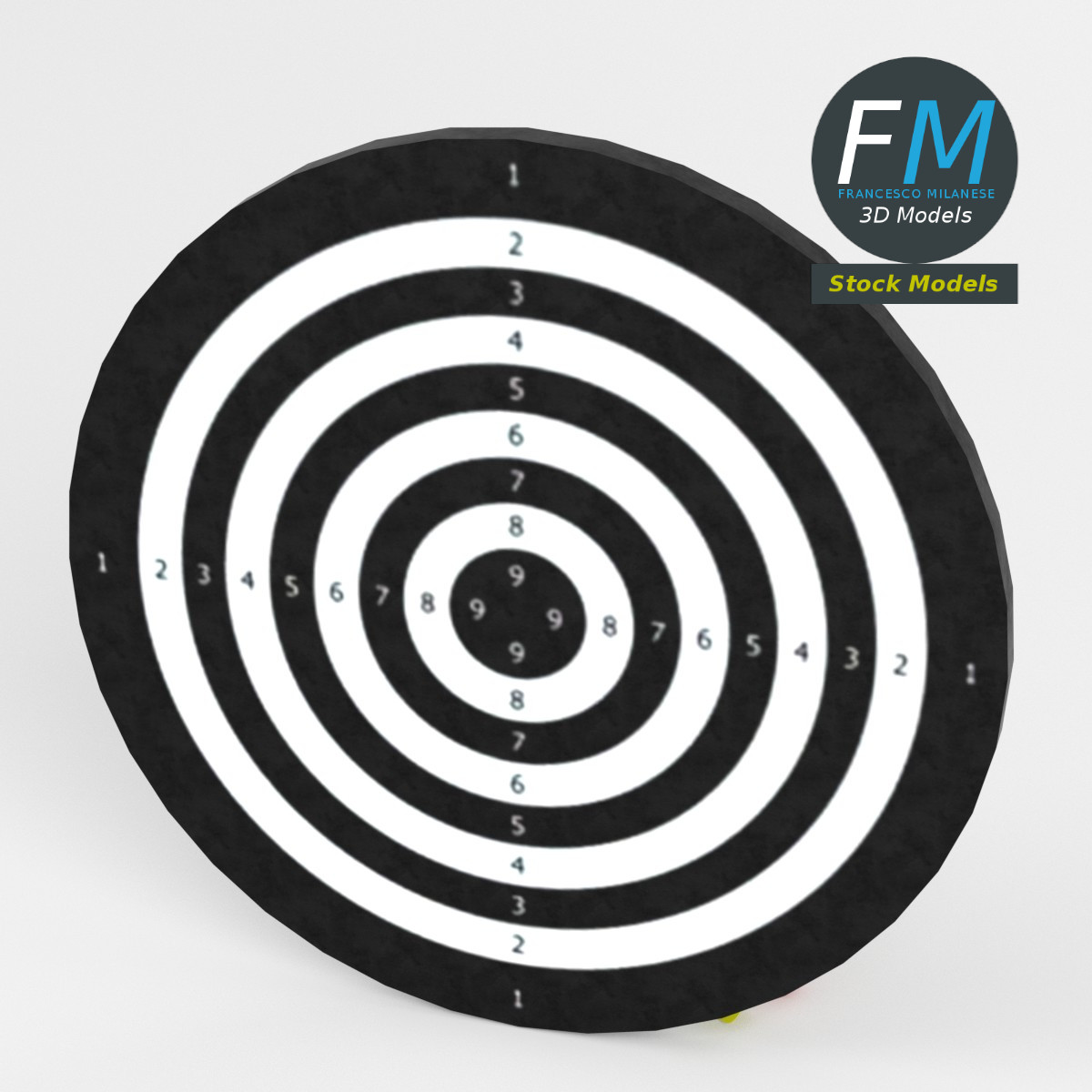 3D MODEL - Darts with target 1