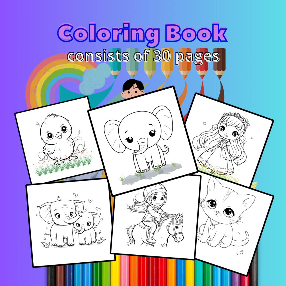 Coloring Book - 30 pages