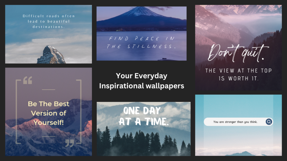 Elevate: 14 Motivational Wallpapers for Daily Inspiration