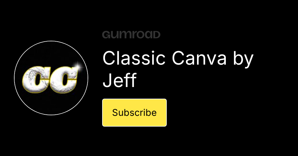 Classic Canva by Jeff