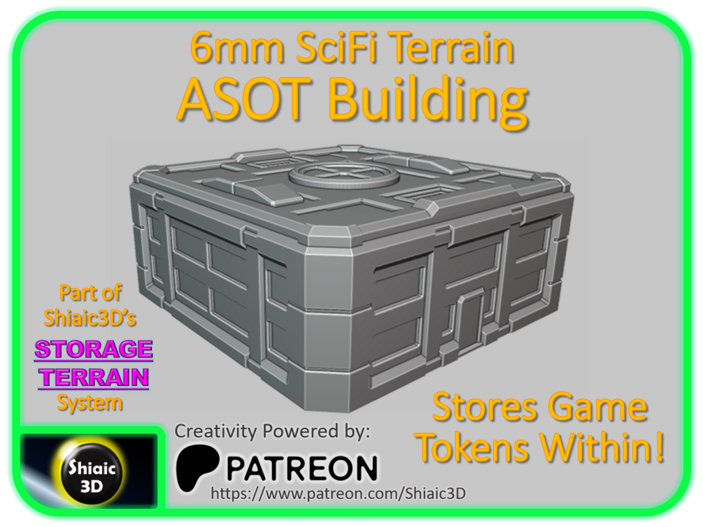 6mm SciFi Building - ASOT Building