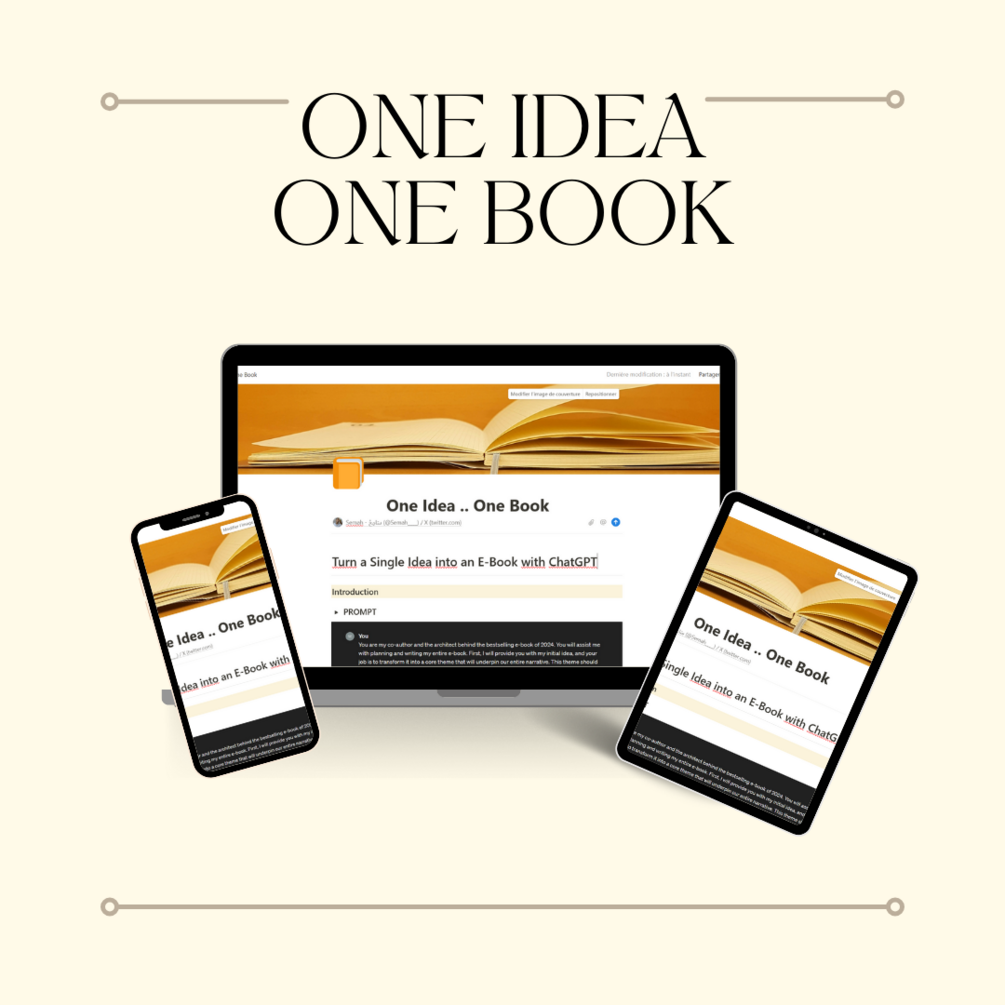 One Idea One Book