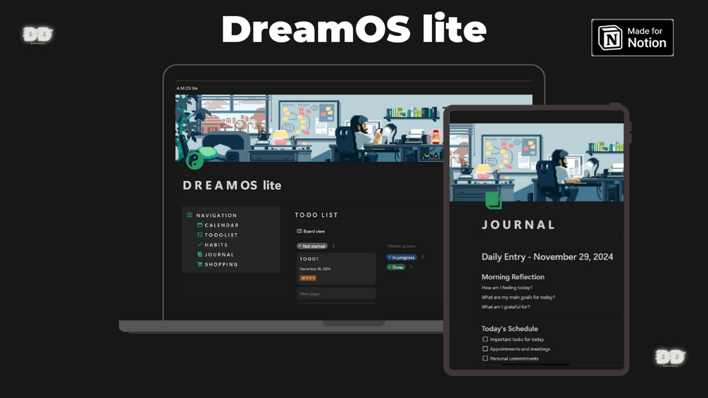 DreamOS lite [Notion template]