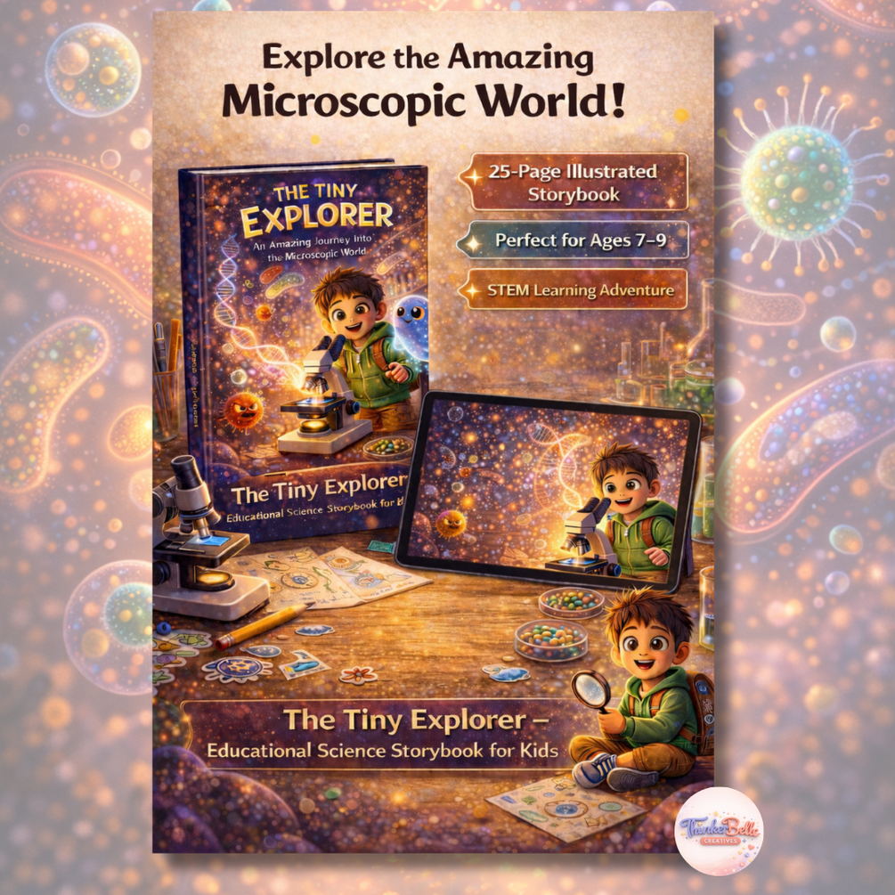 The Tiny Explorer – Educational Science Storybook for Kids (Ages 7–9)