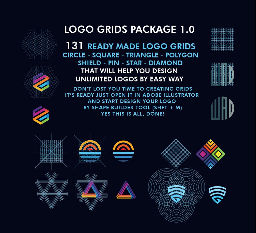 Logo grids and logo type grids