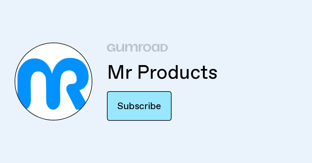 Mr Products