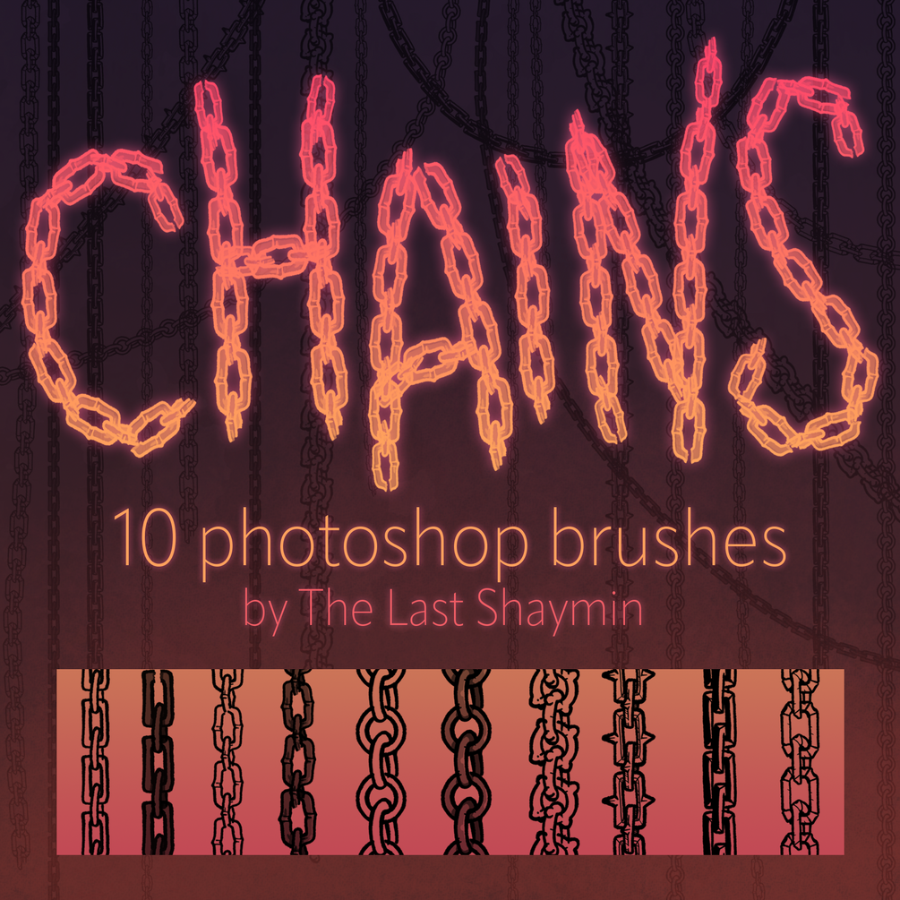 Adobe Photoshop Chains Brush Pack
