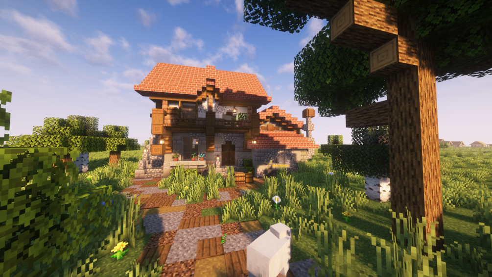 Minecraft Medieval Blacksmith's House-1 (World File + Schematic ...