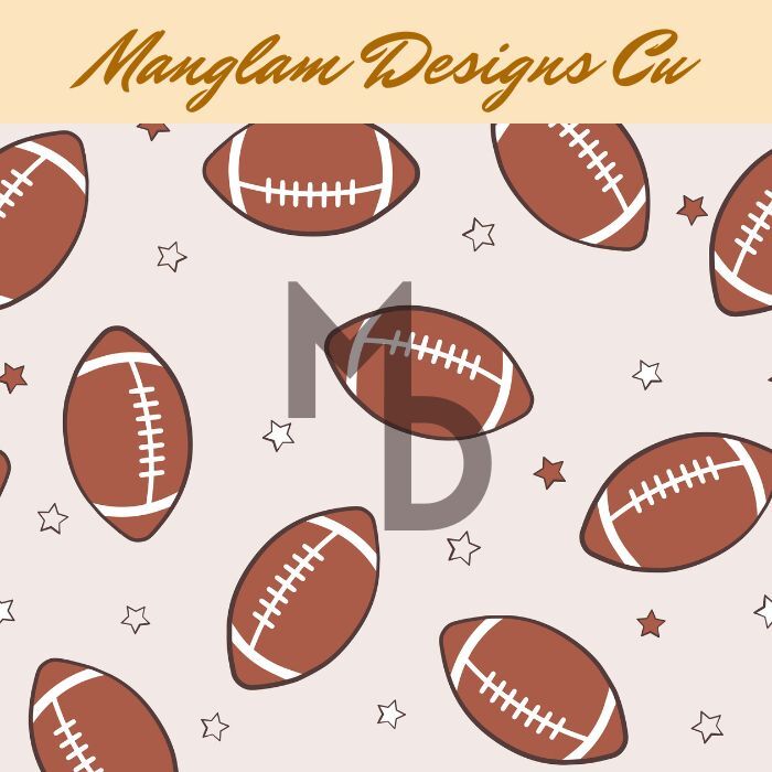 Fall Football seamless repeat pattern, sports seamless, boys football ...