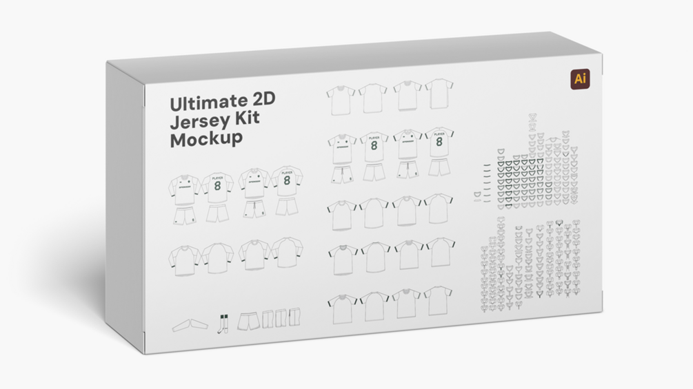 Ultimate 2D Jersey Kit Mockup