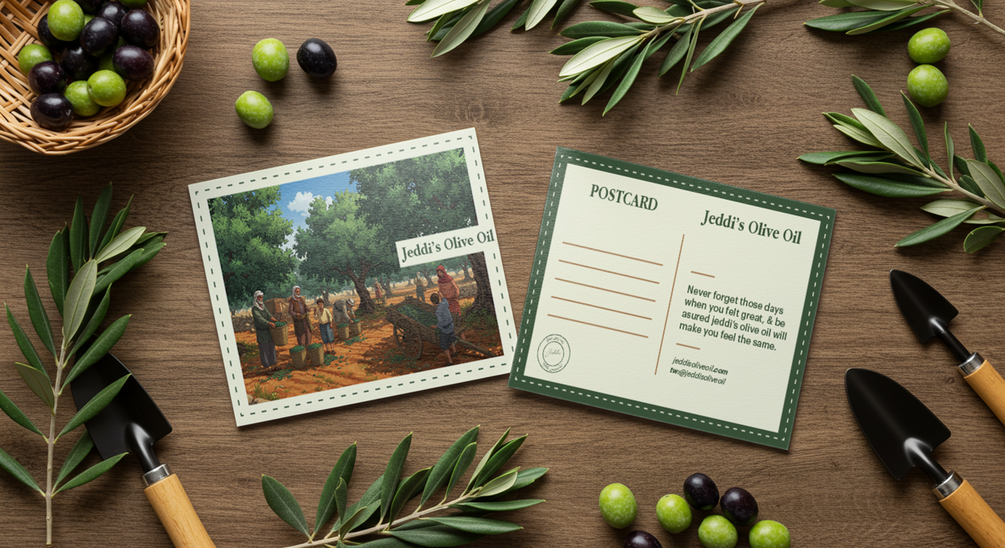Postcards & Olive Branches Mockup