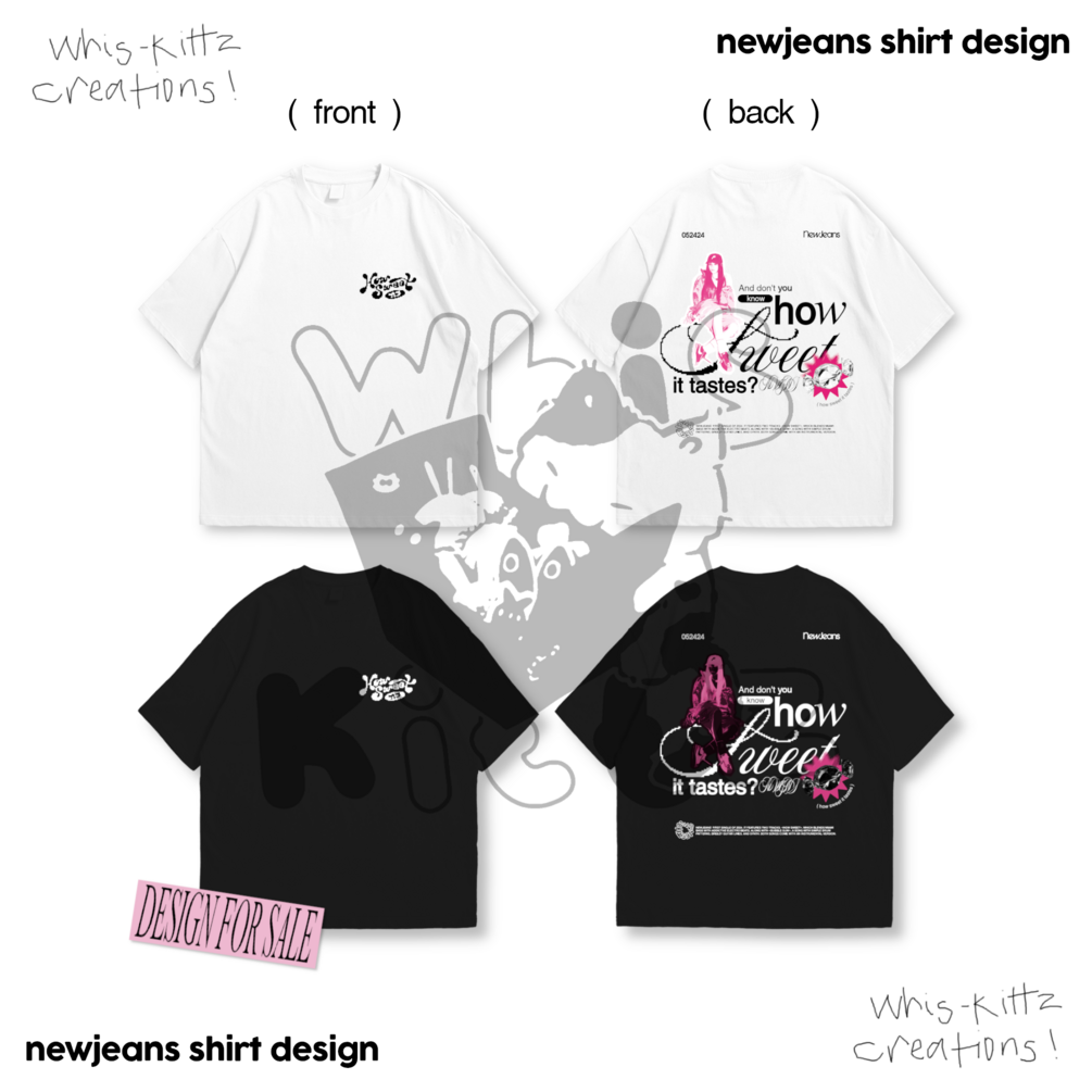 NewJeans 'How Sweet' Shirt Design | K-pop Minji Graphic Shirt