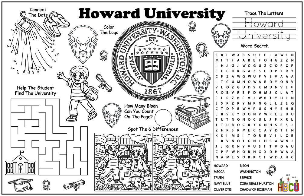 Howard University Placemat