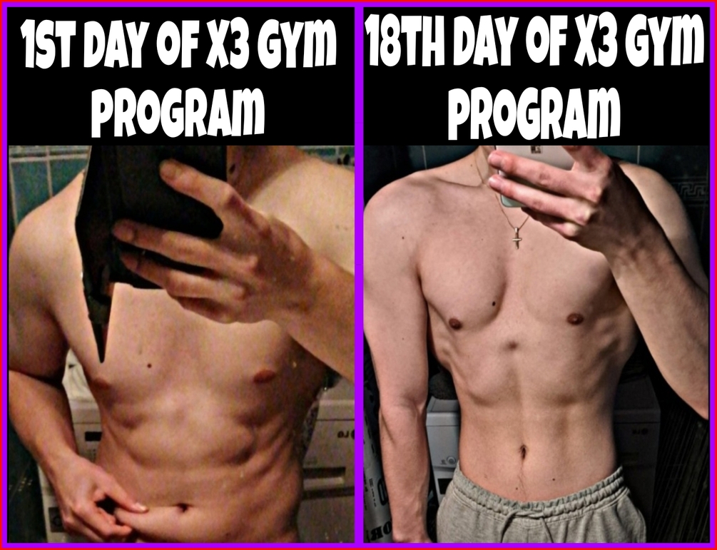 PowerX3 training plan for gym