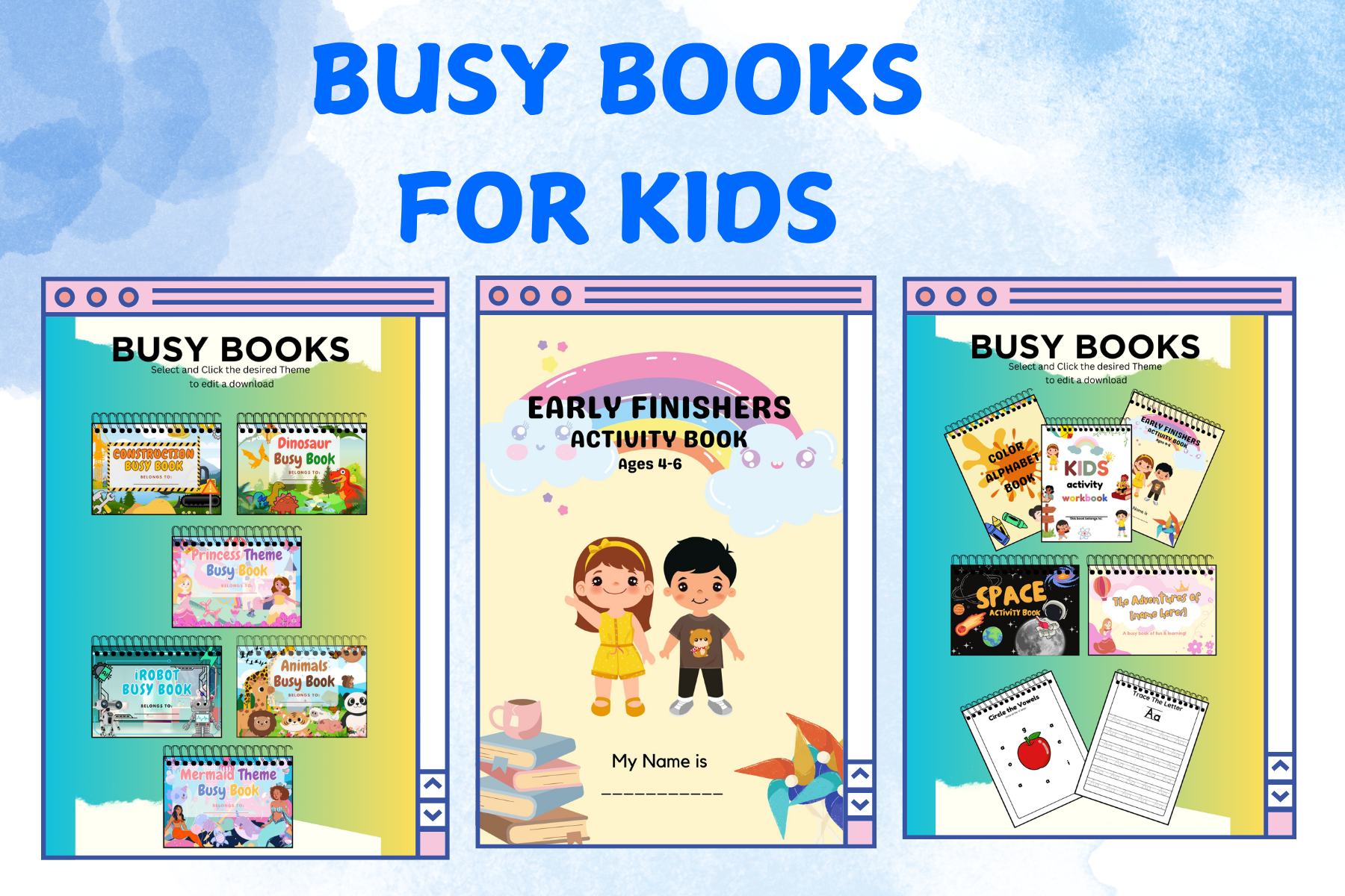 Preschool Advance Worksheets Bundle | Educational Explorer Kit for Kids ...