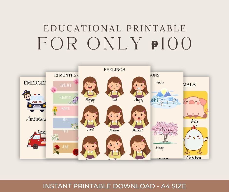 EDUCATIONAL PRINTABLES FOR KIDS