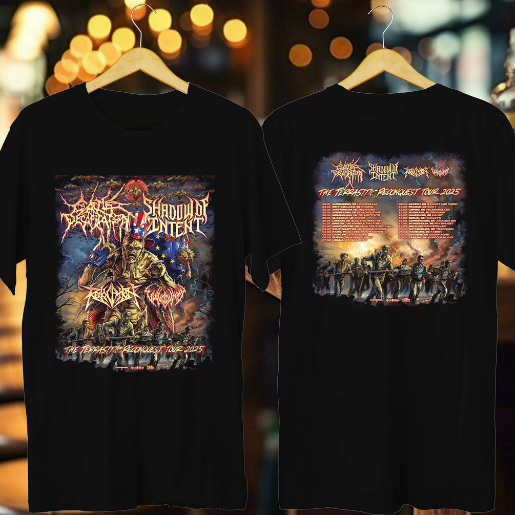 CATTLE DECAPITATION THE TERRASITIC RECONQUEST EUROPE TOUR 2025. CATTLE DECAPITATION. UNISEX ...