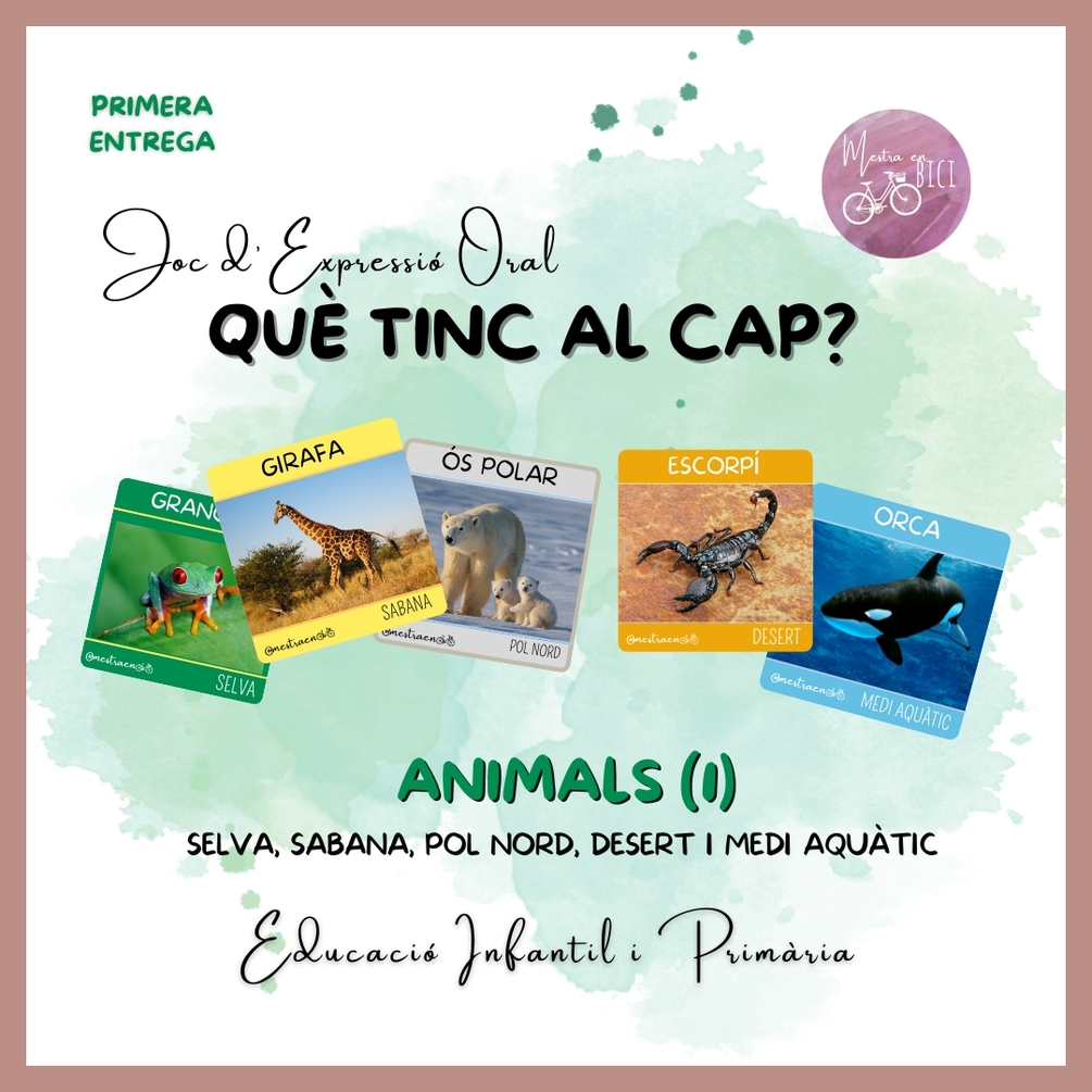 Què tinc al cap? Animals 1 / ¿Qué tengo en el coco? Animales 1
