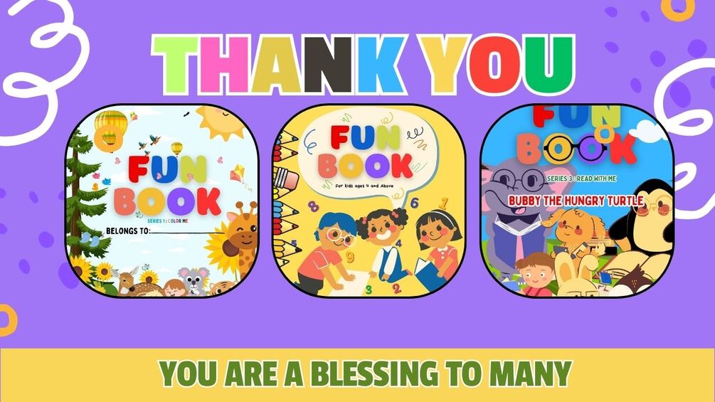 FUN BOOK SERIES (2 ACTIVITY BOOK AND 1 SHORT STORY BOOK)