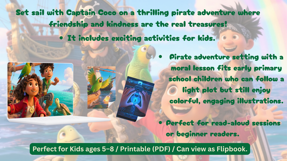CurioKidsCorner: Captain Coco and the Treasure of Kindness
