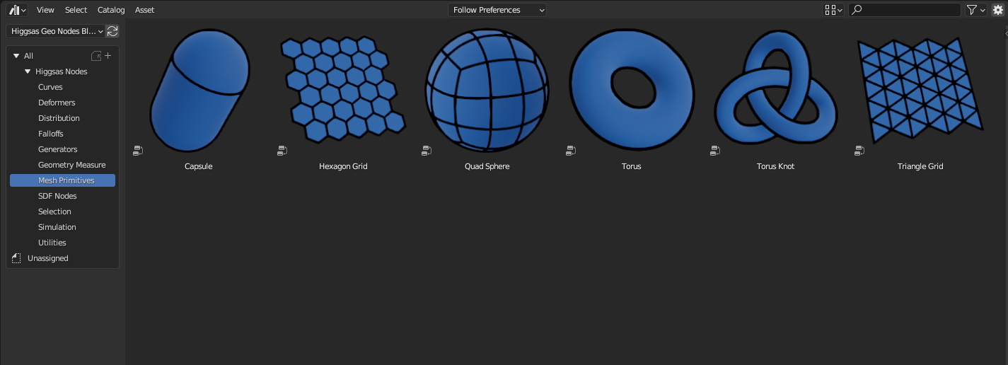 Higgsas Blender 3.3/3.4/3.5/3.6+ Geometry Nodes Groups Toolset Pack