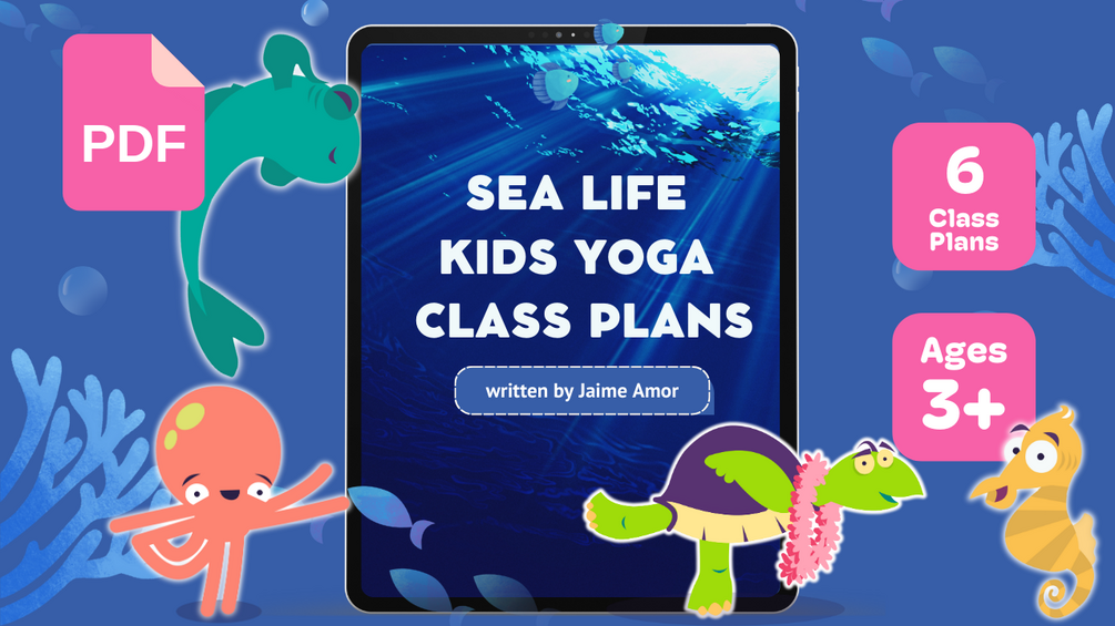 Sea Life Kids Yoga Class Plans Bundle (x6 Class Plans)