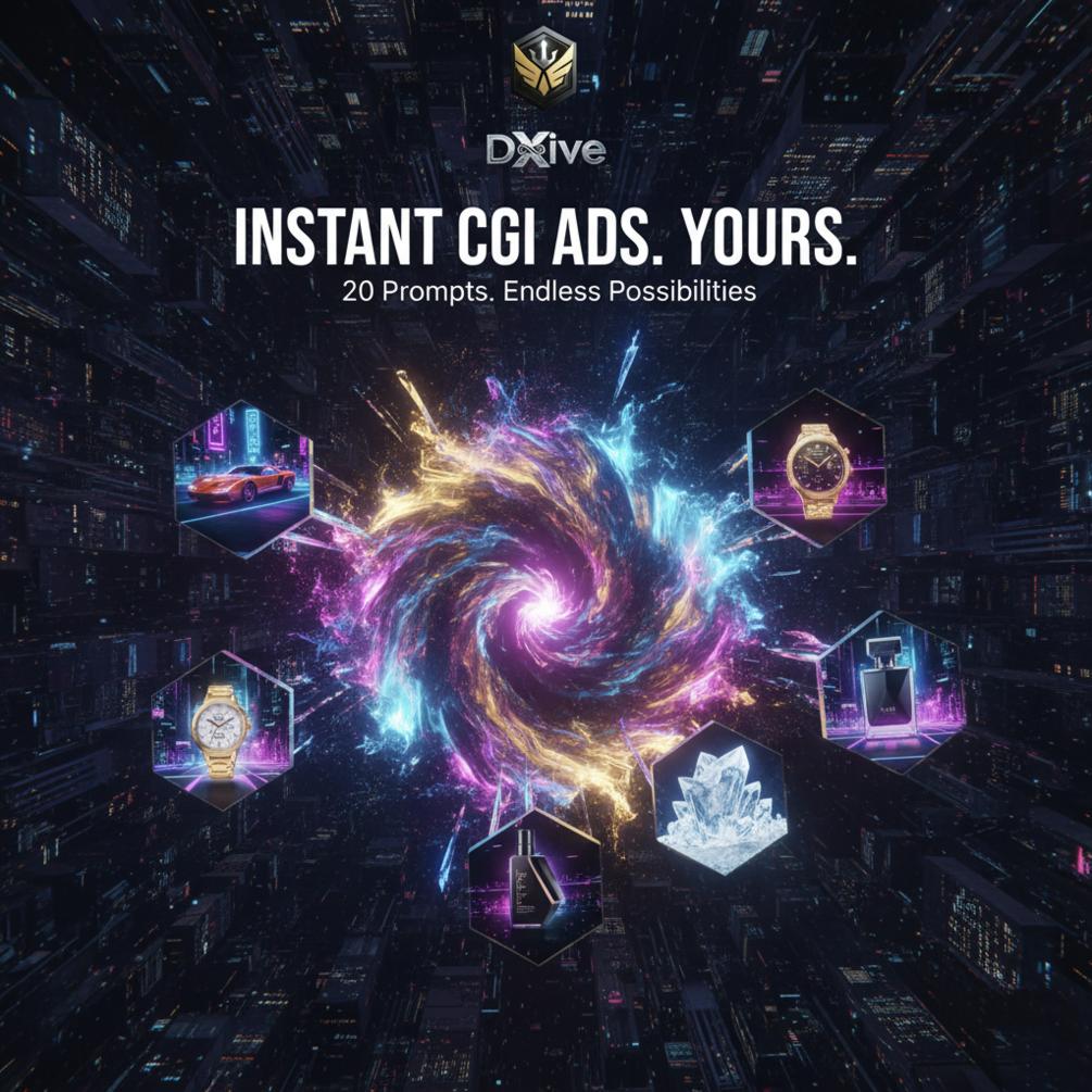20 STUNNING CGI AD GENERATOR PROMPTS — Create Multi-Million Dollar AI ...