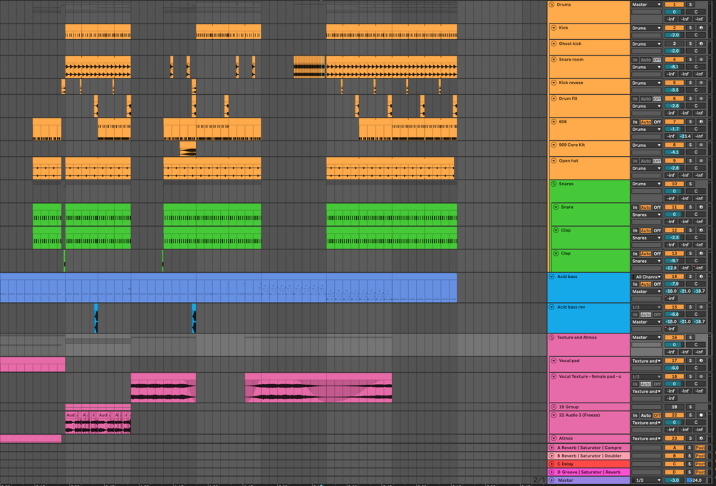 Ableton Live Project - Acid Electro