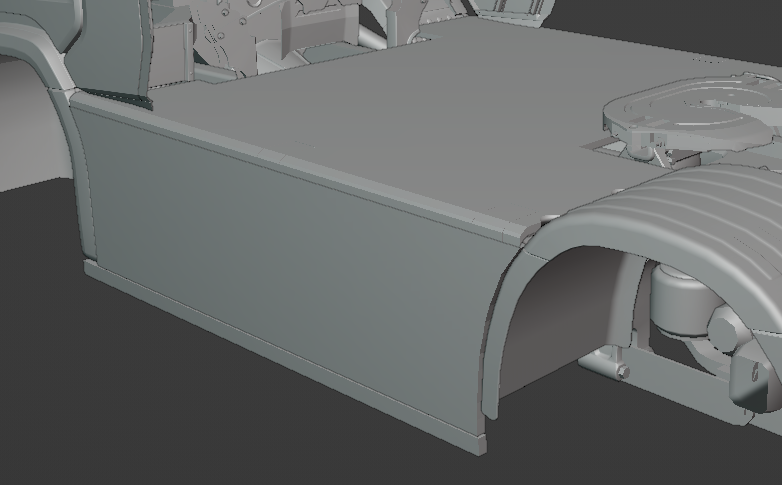 [3D-Model] Flat Sideskirt VDH style